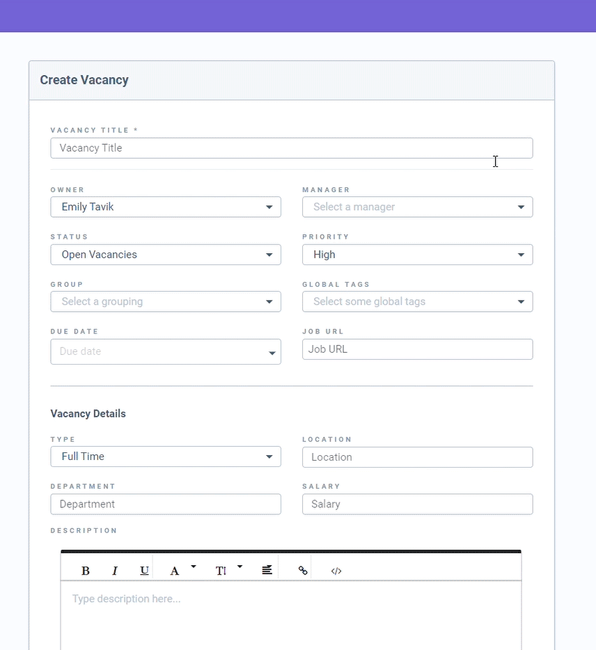 How to Create a Vacancy, Manage Vacancy Groups, and Search for ...